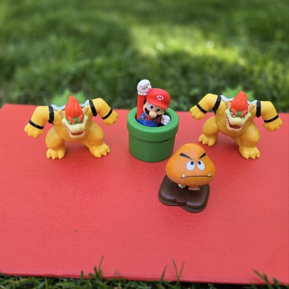 McDonald's | Toys | 4 Mcdonalds Happy Meal Toys Nintendo Mario 2 ...